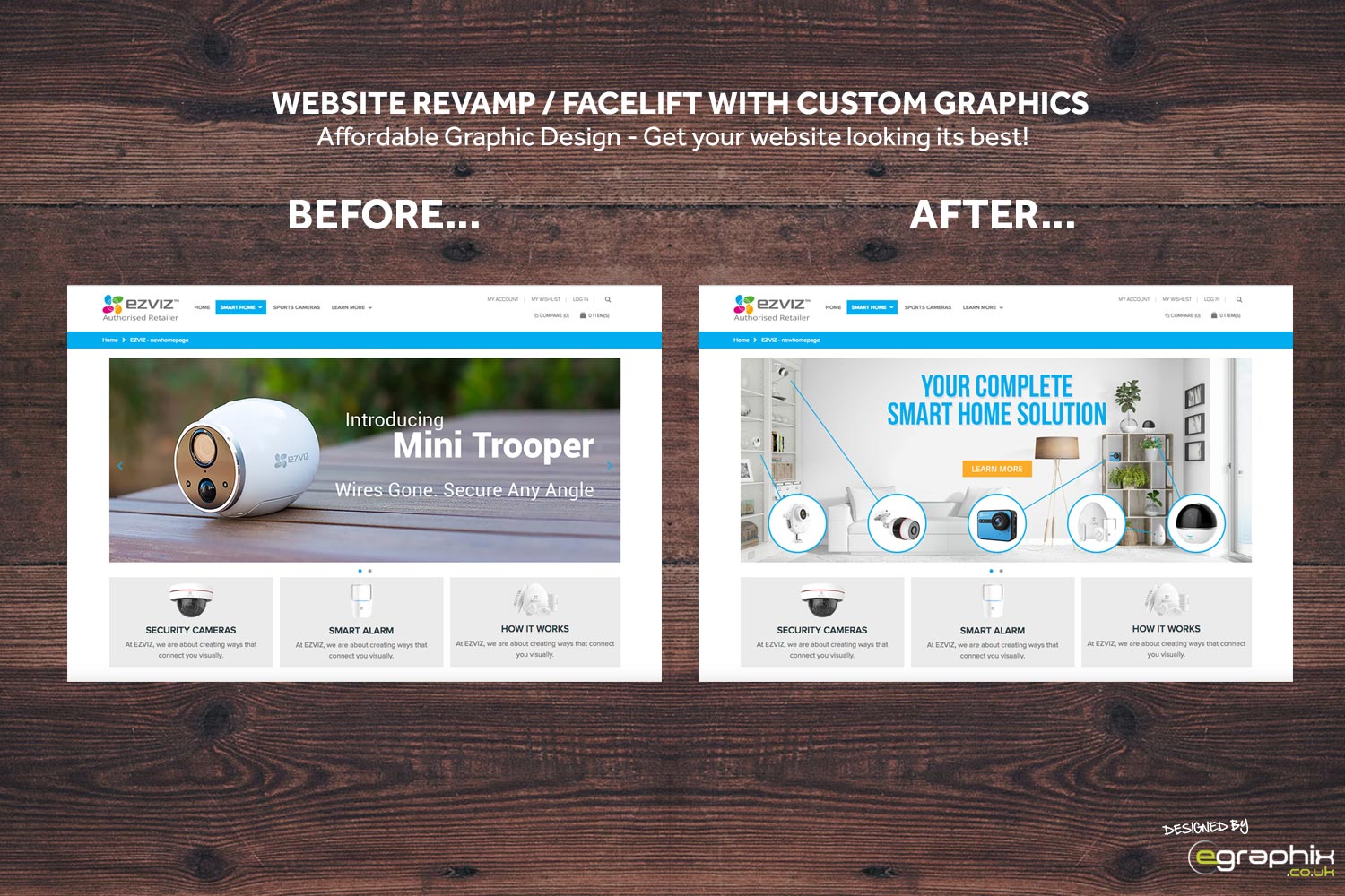 Website Facelift | Website Revamp with Affordable Graphic Design - eGraphix