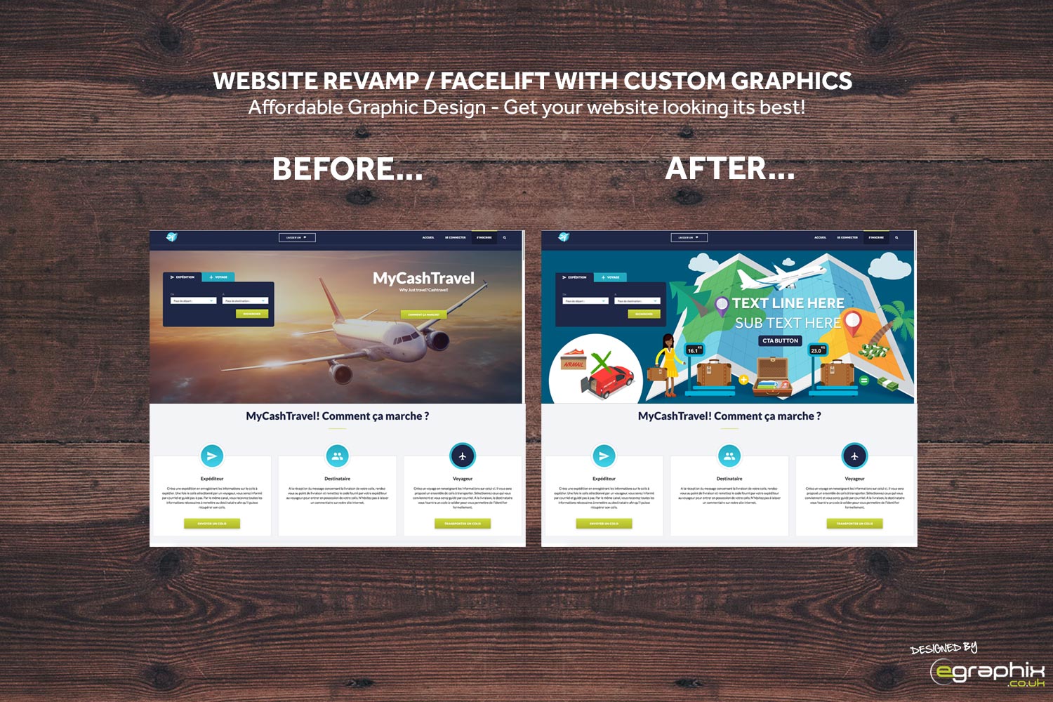 Website Facelift | Website Revamp with Affordable Graphic Design - eGraphix